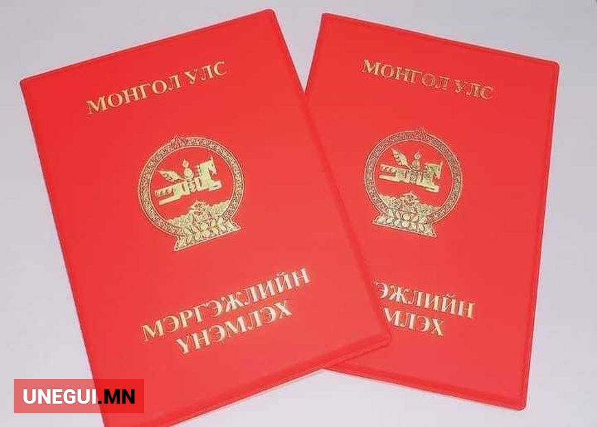 Зэргийн үнэмлэхтэй ажлын байртай үнэмлэх №5756610 УБ — Сүхбаатар д