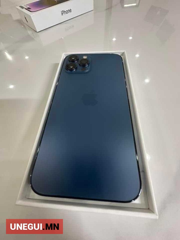 Iphone 12 promax blue 1.6 сая ₮ №8070740 УБ — Сүхбаатар -д - iPhone 12 ...