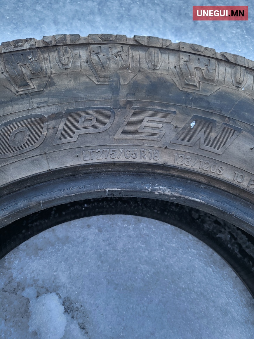 275/65/R18, Дөрвөн улирал 250,000 ₮ №8153739 УБ — Баянзүрх -д - Дугуй ...