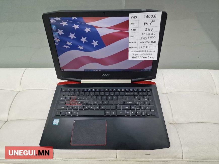 Acer nitro gamer i5 7th gen 8gb ram 128gb 500gb hdd gtx1050 4gb 15 ...